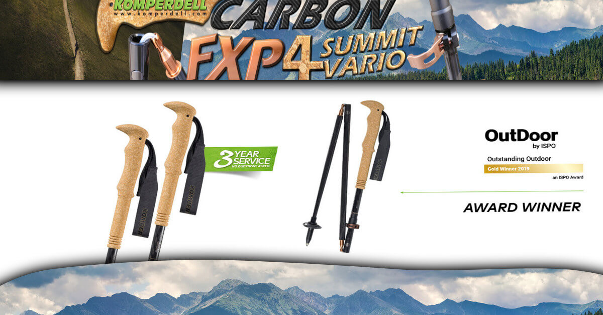 Komperdell CARBON FXP 4 SUMMIT-VARIO Trekkingstöcke im Test